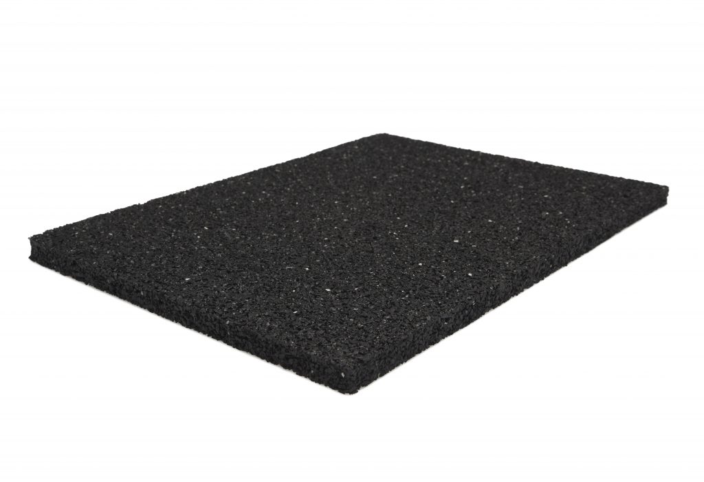 Granulaatrubber op rol ondervloer budget | De Rubberloods